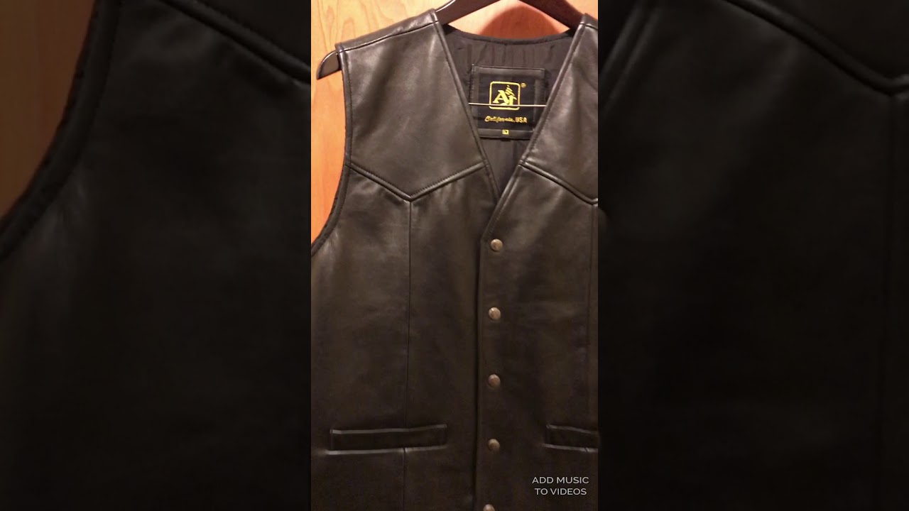 AJ Premium Lamb Leather Vest