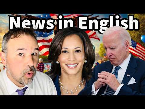 BIDEN IS OUT: 20 English Phrasal Verbs, Idioms, and Advanced Words in the News 🗞️ 🇺🇸