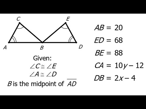 Day 11 HW - Finding Unknowns Using CPCTC