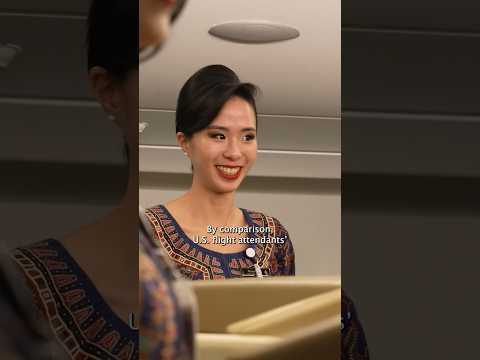 Singapore Airlines INTENSE Flight Attendant training 😳 #singaporeairlines #flightattendant