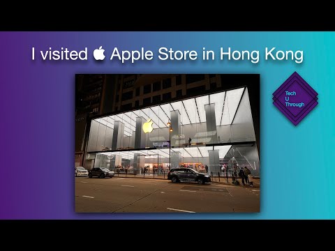 I visited Apple Store in Hong Kong!!!