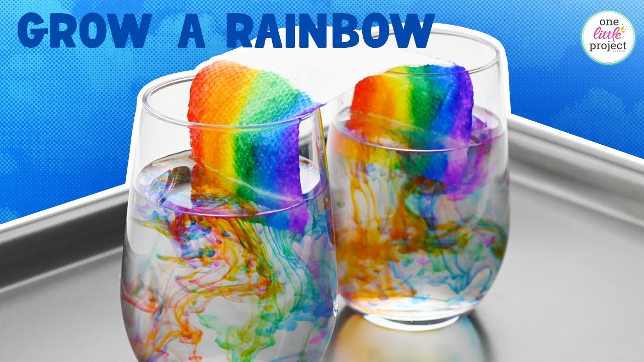 Grow a Rainbow Experiment | Growing a Rainbow STEM Activity