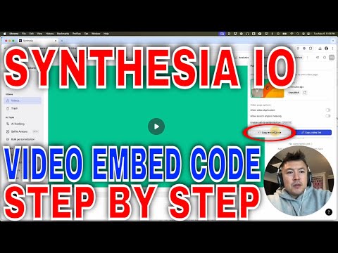✅ How To Find Synthesia Video HTML Embed Code 🔴