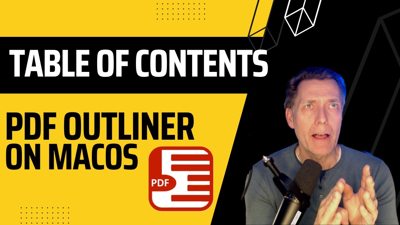PDF Outliner: Effortless TOC for Scanned Books on Mac