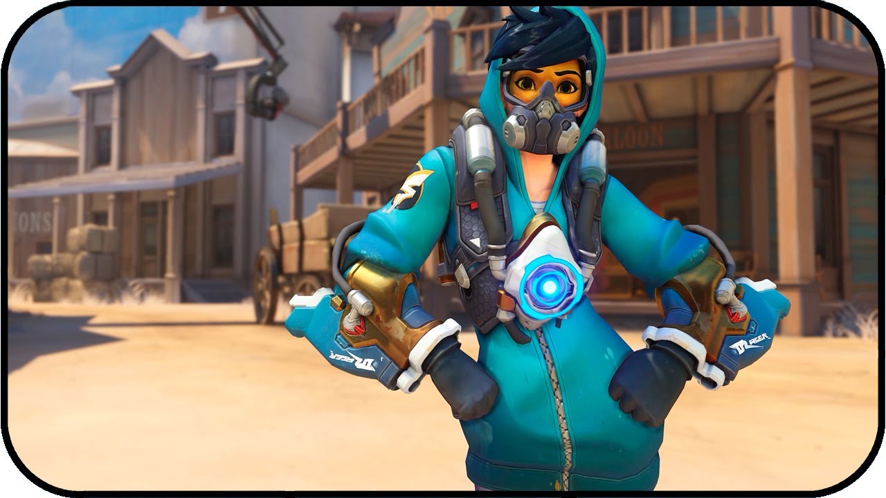 🎮 Overwatch - Tracer Graffiti - Animated Desktop Wallpaper 4K 60fps