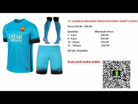 15-16 Season FC Barcelona Jerseys Catalog