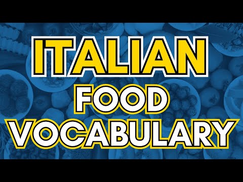 Food words in Italian