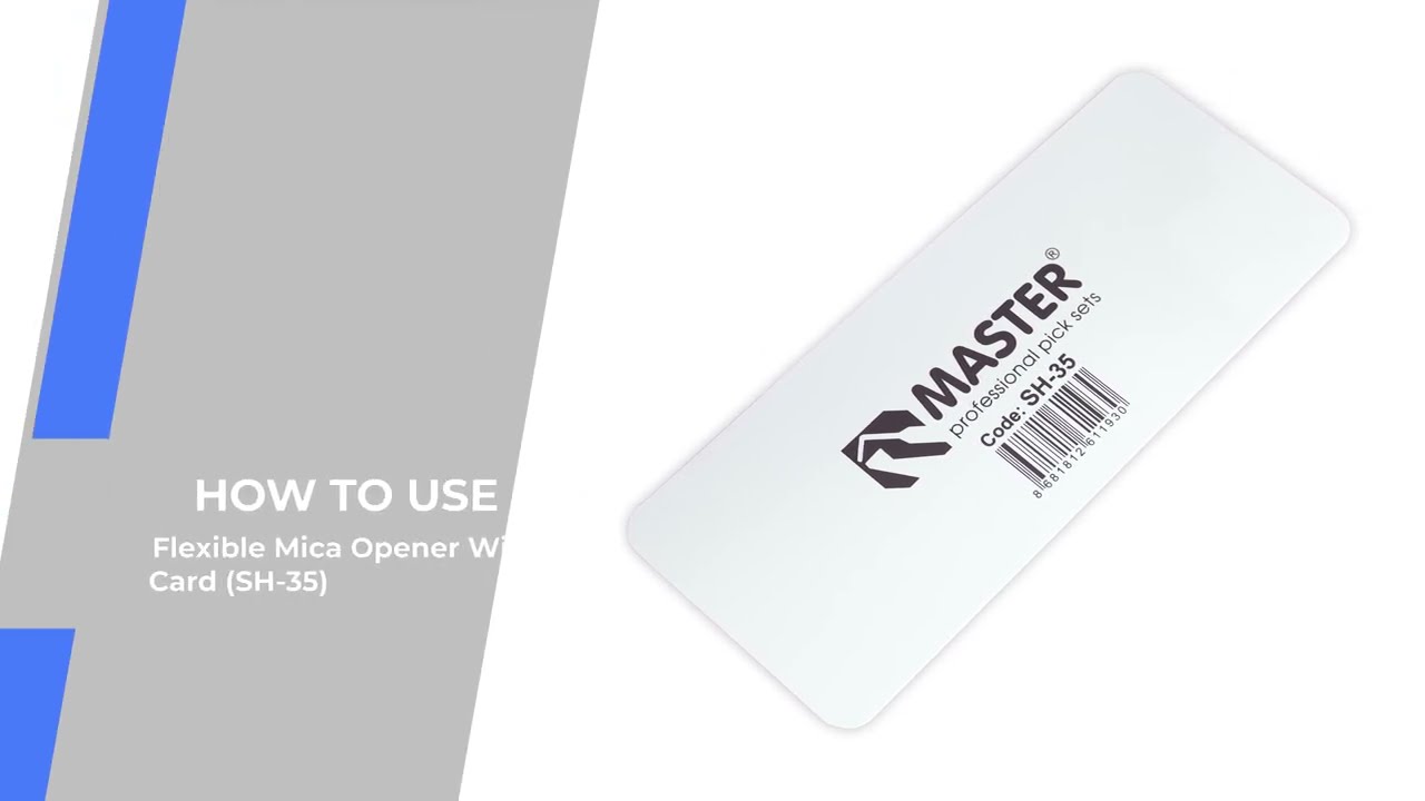 Flexible Mica Opener Wizard Card (SH-35) / How to use?