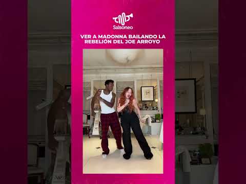 Madonna bailando salsa del Joe Arroyo 🔥🎶 #shorts