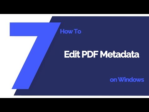 How to Edit PDF Metadata on Windows | PDFelement 7