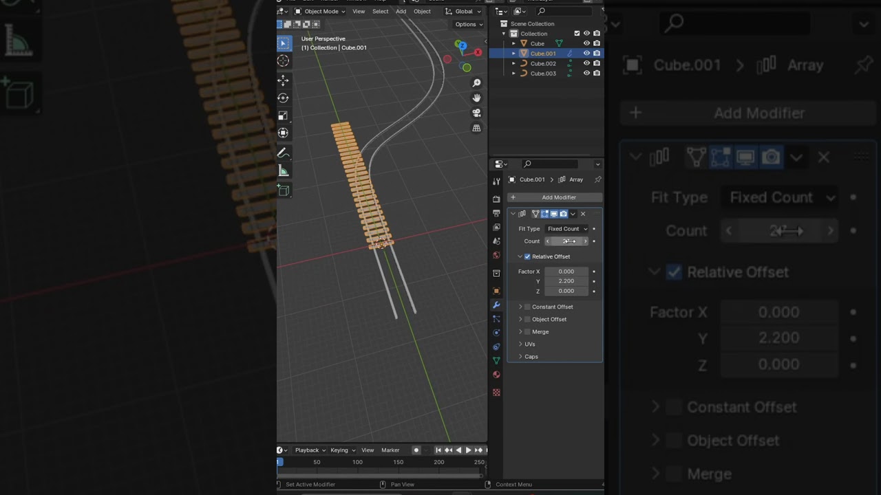 Object Follow Path In Blender  #blenderustad