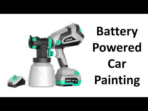 Battery Powered Spray Painting with Litheli - Treblab Bluetooth Speaker