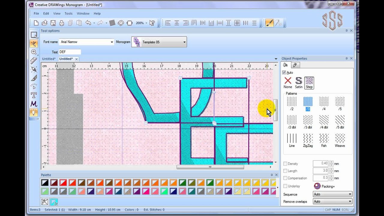 Artistic Monogram Instructional Video - Edit Monogram Tool