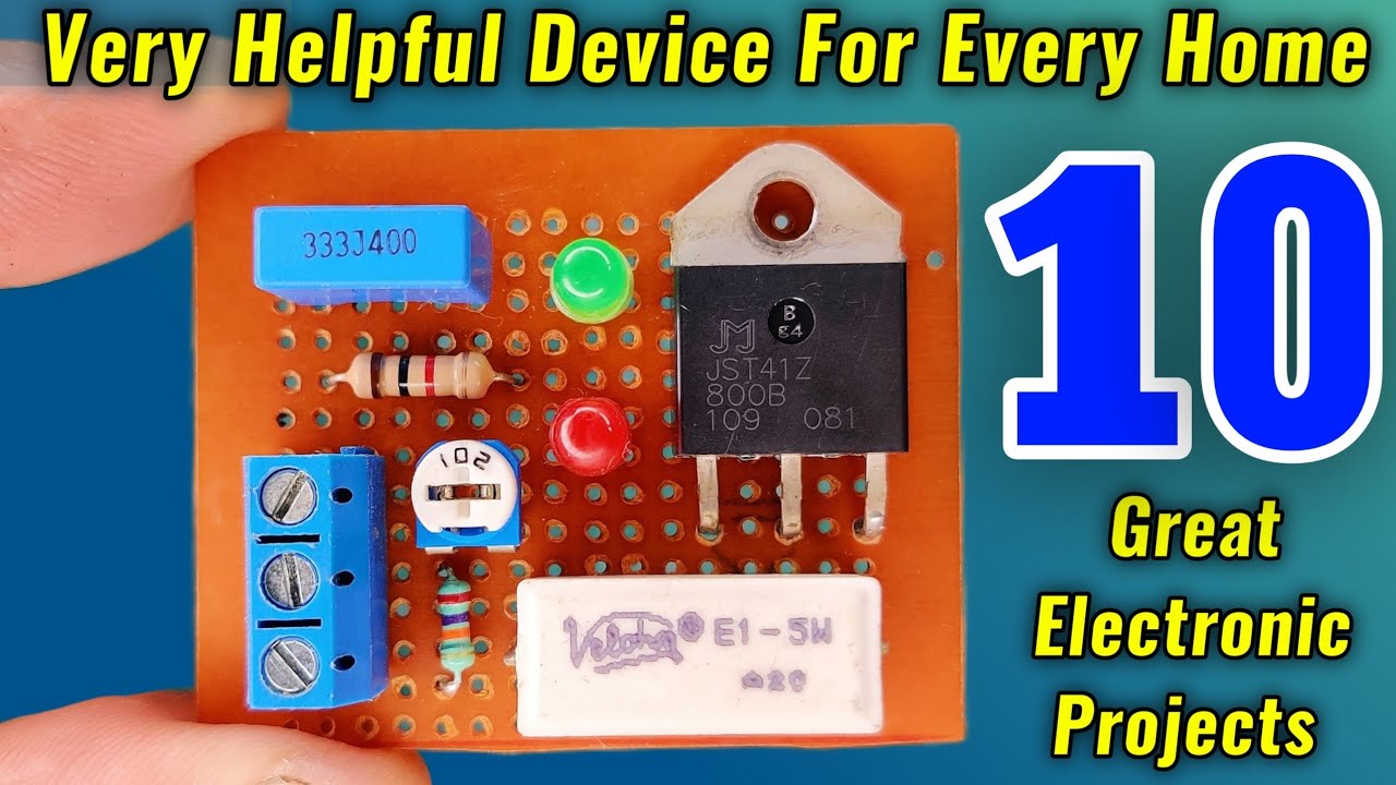 10 helpful Electronics Projects for Beginners