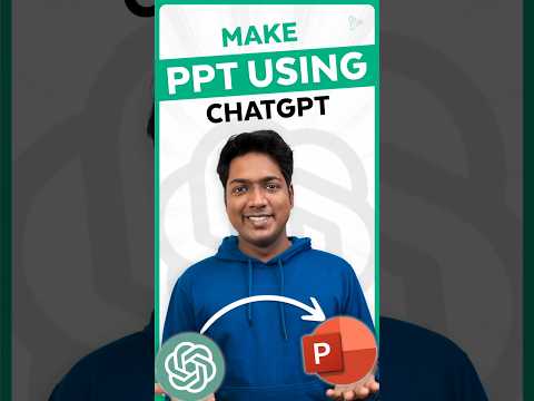 Create a PowerPoint Presentation Using ChatGPT ????