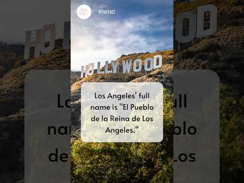 Los Angeles' Full Name. #shorts