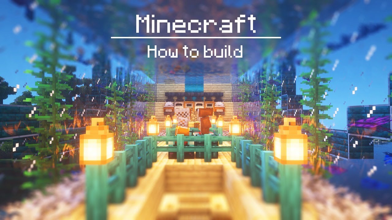 Minecraft: How to build Easy Aquarium Survival Base | Minecraft ...