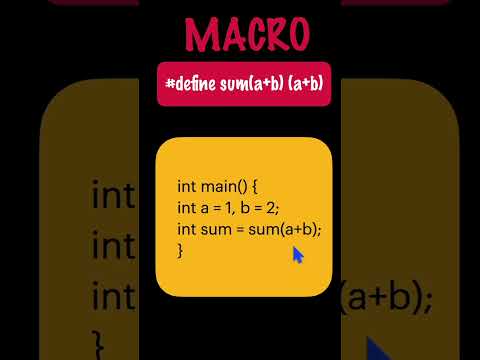 What is the difference between MACRO and Function in C programming ? #cinterviewquestions