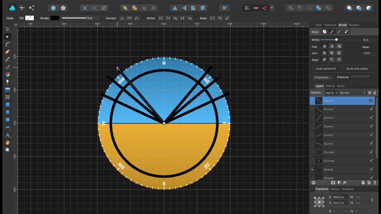 artificial horizon timelapsed