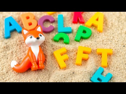 🐾 Learn Animal Names A to Z with Fun Animal Toys! 🦁🐘 | Educational Video for Kids