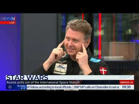Per Wimmer on international space cooperation GB News TV. April 3 2022 ...