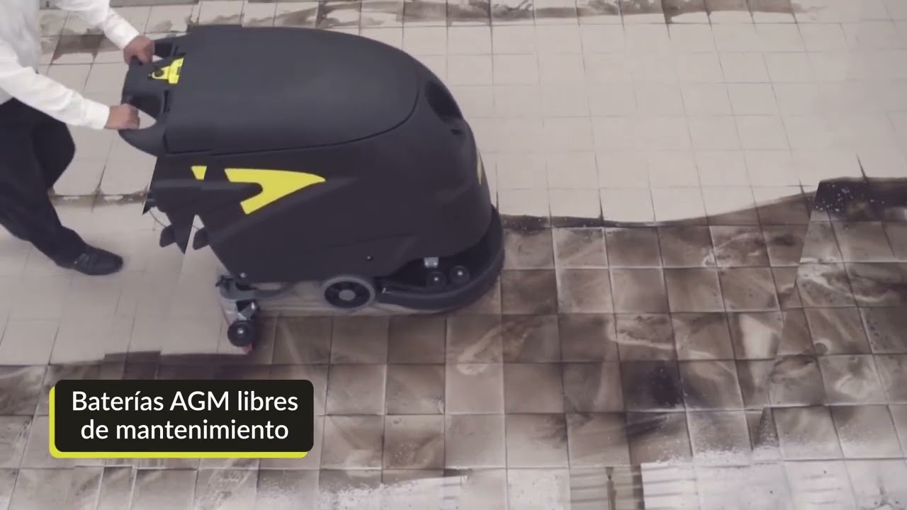 Restregadora de pisos industrial M45B55   características
