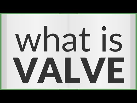 Valve | meaning of Valve