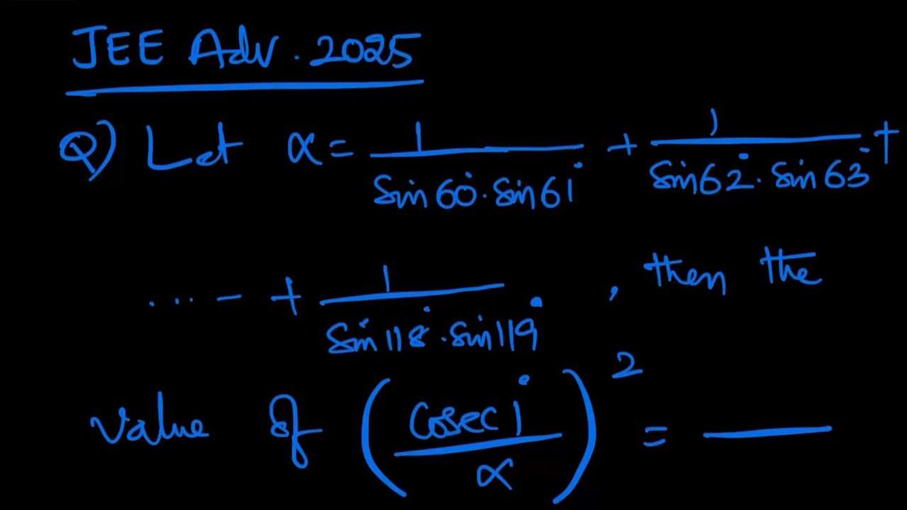 JEE advanced 2025|| Paper2 Solutions || #trigonometry