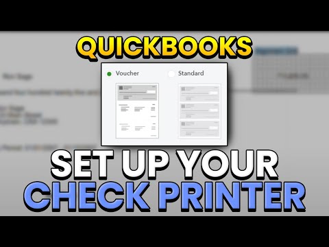 DEMO | QuickBooks Online - How To Set Up Your Check Printer