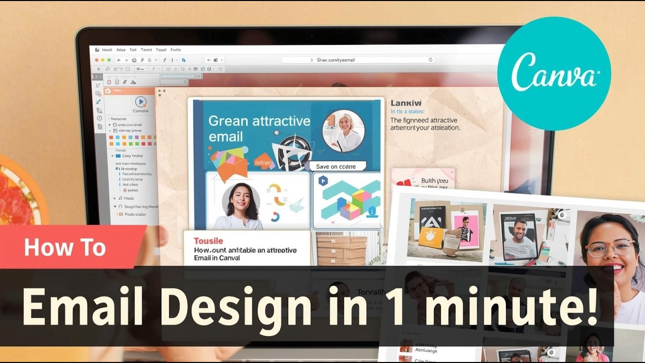 Email Design Secrets REVEALED - how to create pro emails in Canva using AI (fast tutorial)