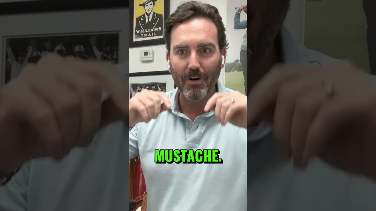 Don't Tell the Police He's Got a Nice Mustache! #shorts