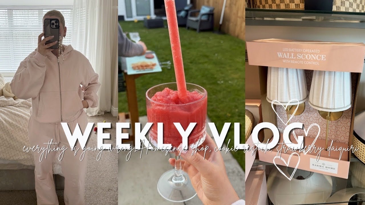 weekly vlog | a week in my life, everything is going wrong & Homesense trip✨