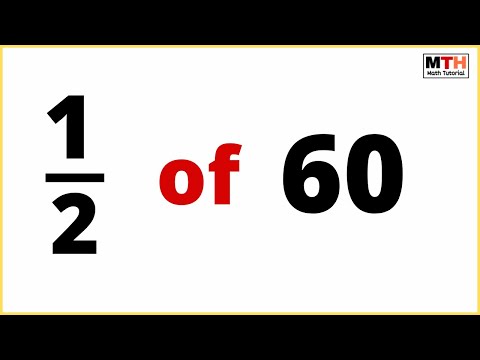 1/2 of 60 (One-half of 60)