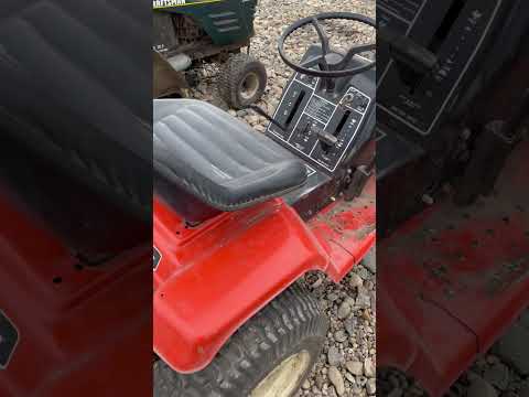 GILSON 16hp RIDING MOWER W/ REAR MOUNT ROTOTILLER - YAC Auctions