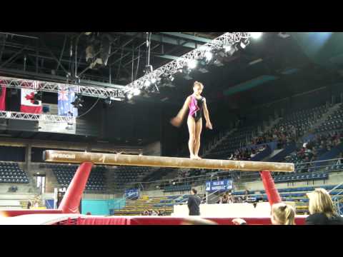 Beam – aerial cartwheel sideways – Gymnastics Coaching.com