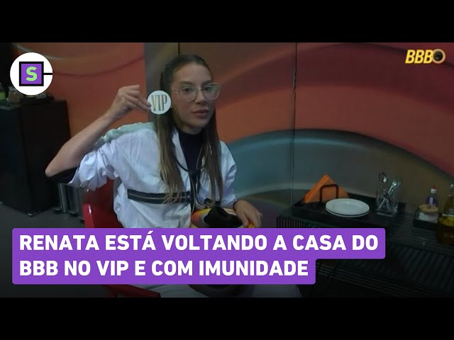 BBB 25: Renata está imune e no VIP após 'Vitrine do Seu Fifi'