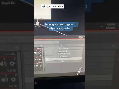 How to record shorts and tiktok videos in OBS✅ My twitch: TheOneVex#shorts #tiktok #fyp #tips