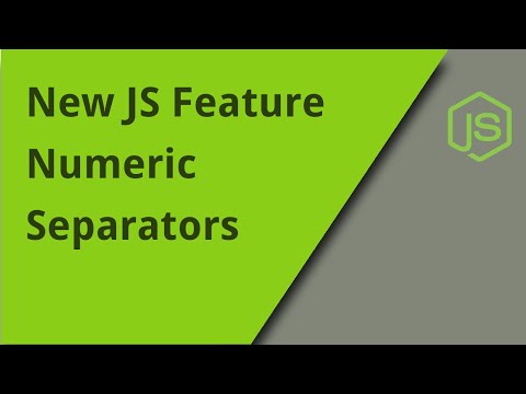 Learn New JavaScript Numeric Separators - Mind Luster