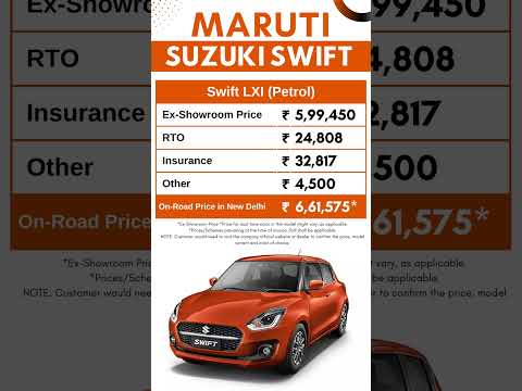 New Maruti Swift LXI Petrol 2023 Price in New Delhi - May 2023 On Road Price of Swift | CarLenaHai