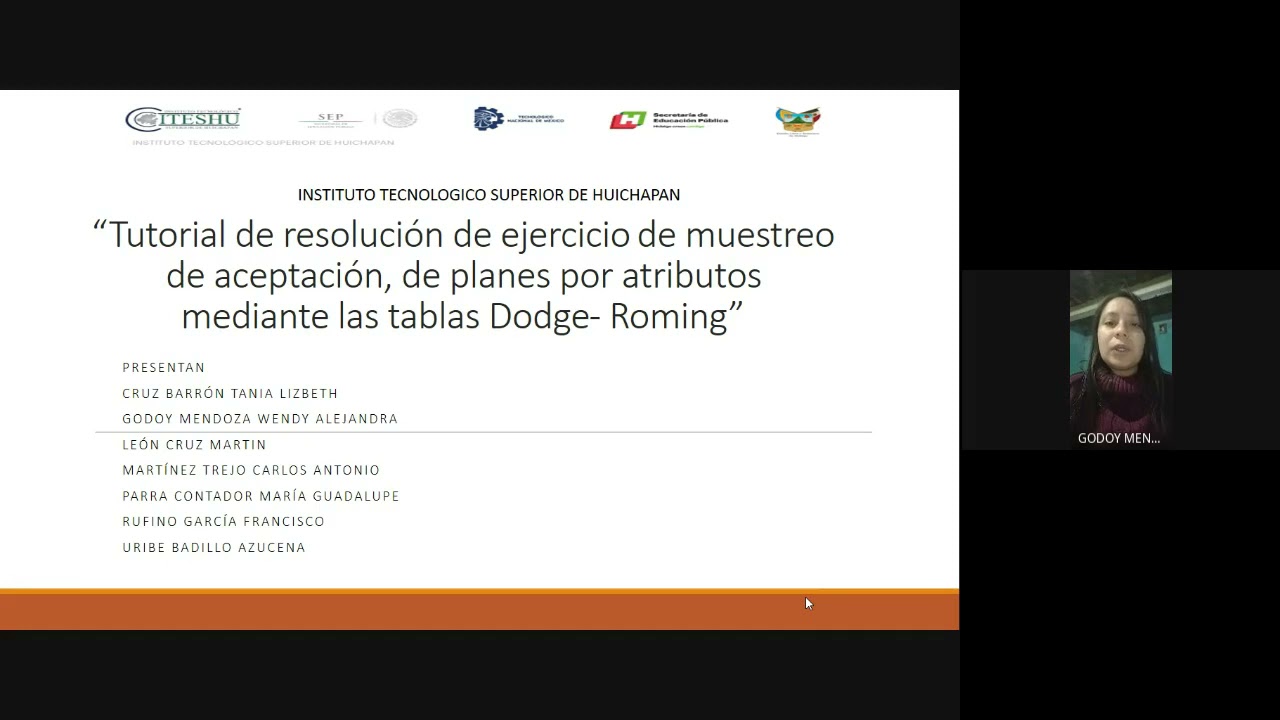 Tutorial de ejercicio mediante las tablas Dodge Roming