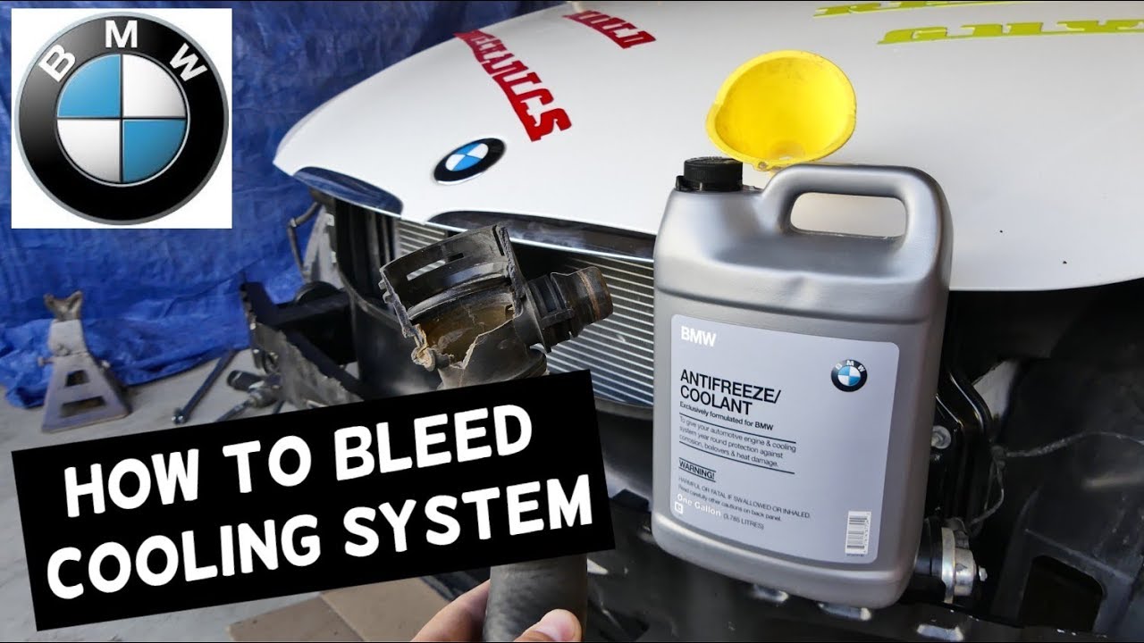 How to bleed the cooling system on BMW E90 E91 E92 E93?