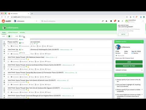 Reddit NFL Streams Overview