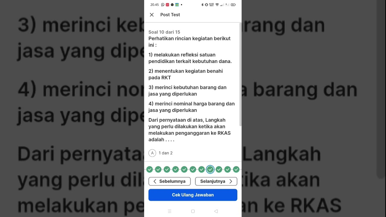 kunci jawaban Post test Modul 5 Implementasi Program dalam PBD, lengkap
