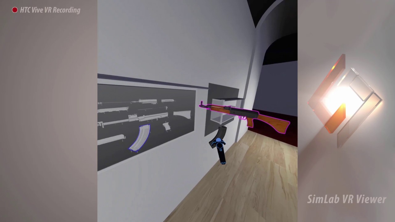 SimLab VR Assembly tutorial