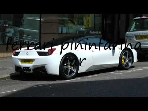How to say ferrari pininfarina car in English?