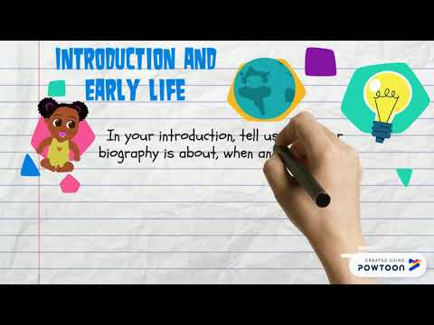 How to Write a Biography: for kids!