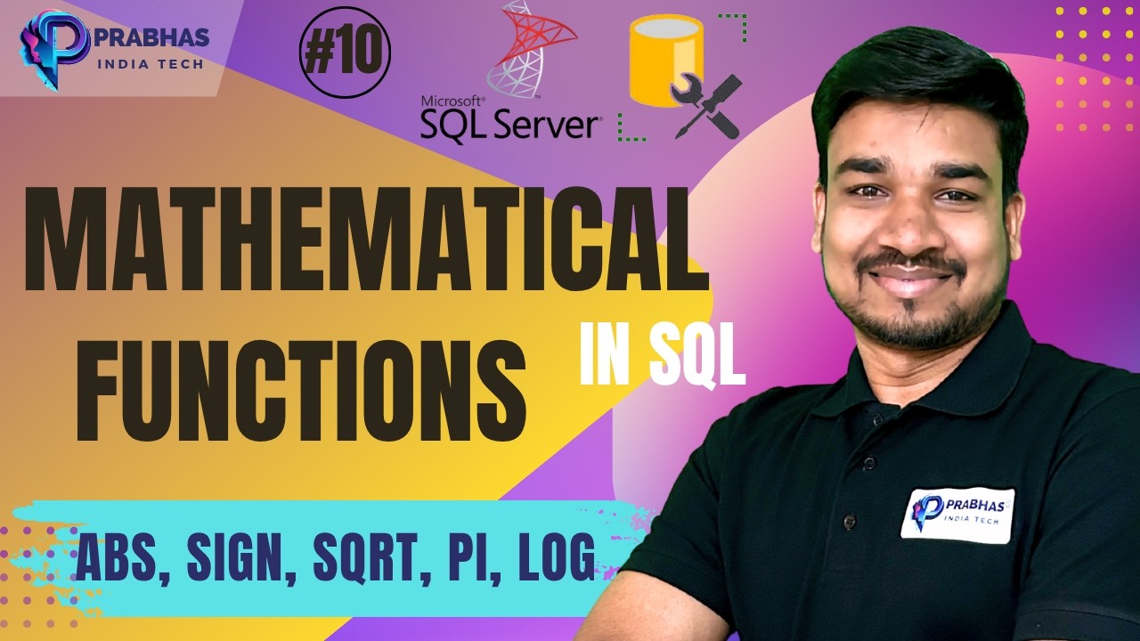 10. SQL Mathematical Functions | ABS, LOG, POWER, SQRT & More Explained