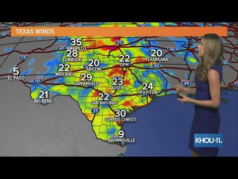 Houston, Texas weather: Wind advisory in effect until 6 p.m.