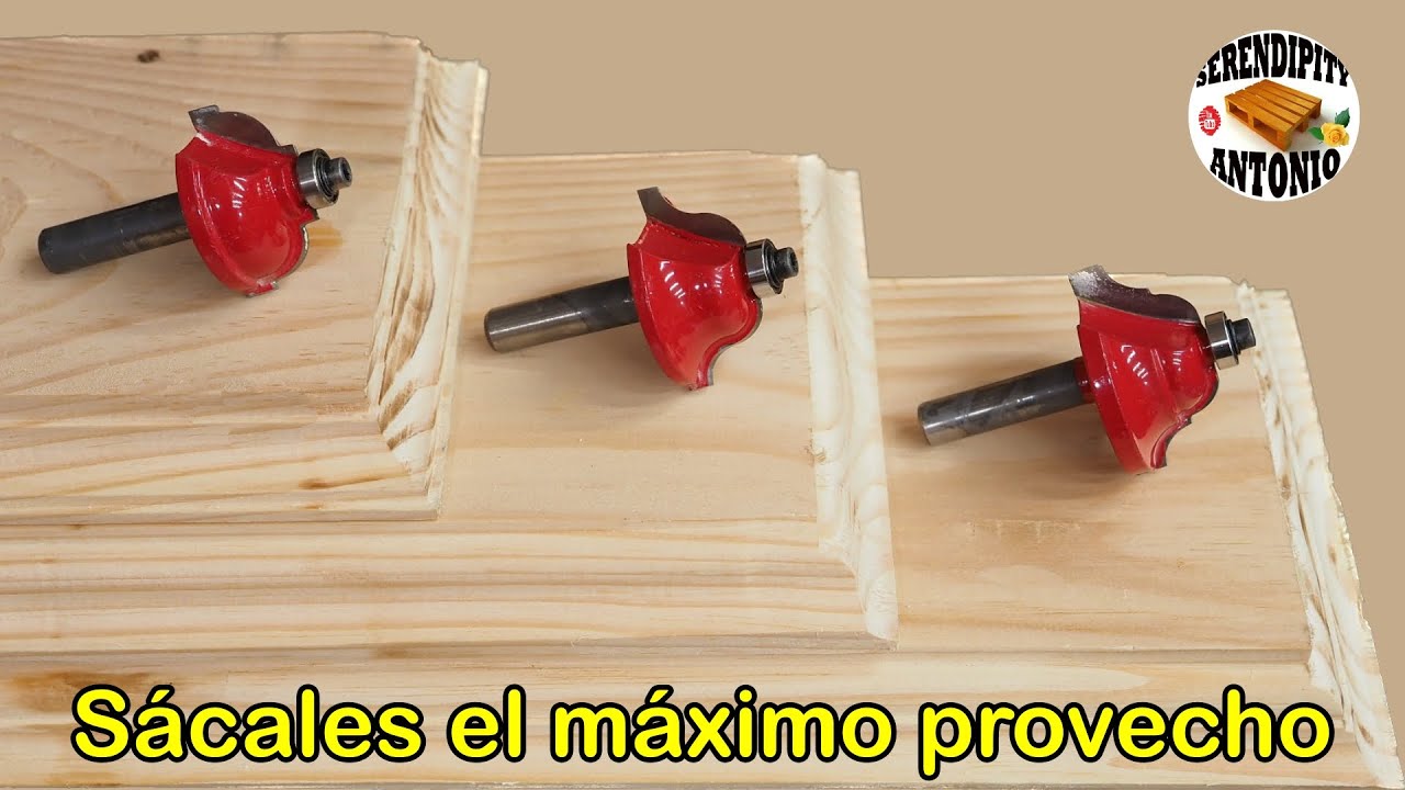 Fresas de carpintería: aprende a sacarles el mayor provecho | Bricolaje