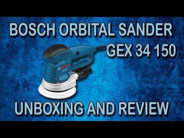 Polishers and Orbital Palm Sanders - Bosch GEX 34-150 Professional ...